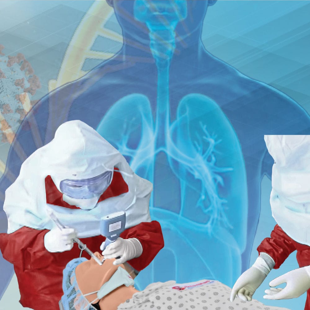 COVID-19-Simulator - RSIM ARDS - SmartMan - Ausbildung / für intravenöse Injektion / für ...