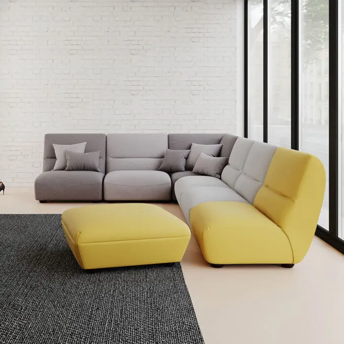 Sofa fur Wartezimmer SNUG Pineapple fur mehrere Personen Design