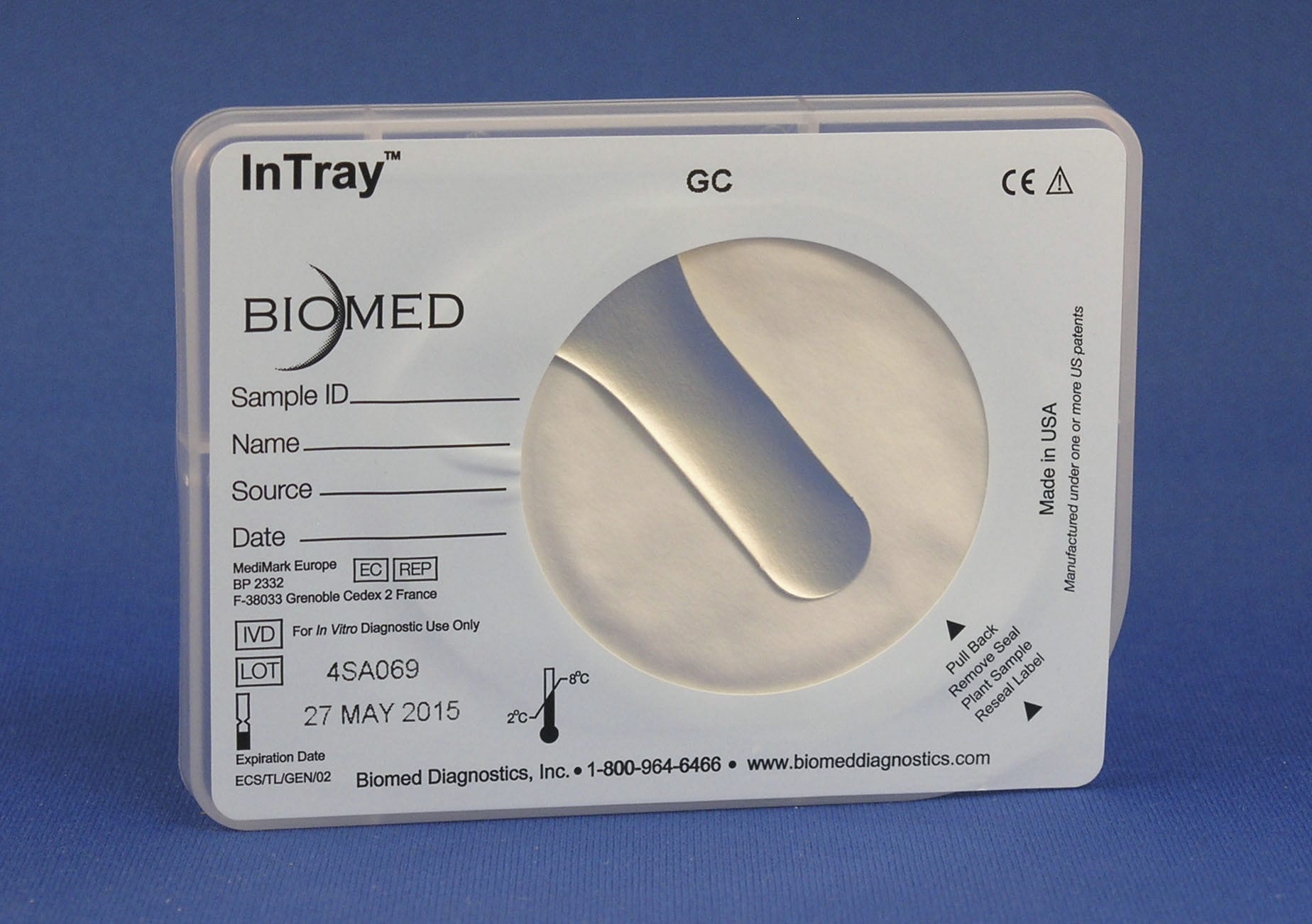 Gonorrhö-Testkit - InTray™ GC - Biomed Diagnostics, Inc. - Neisseria ...