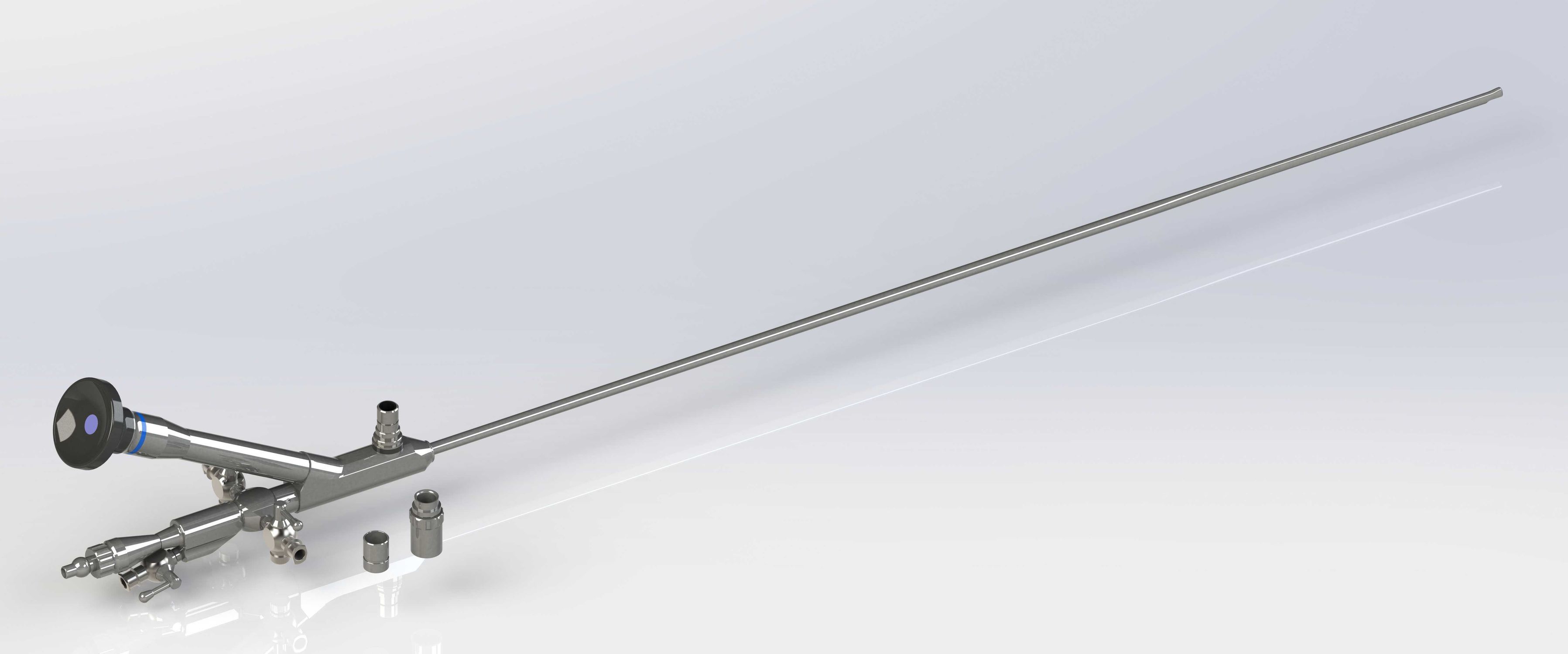 Uretero-Nephroskop - URS-ML - EMOS Technology - gebogen / mit Arbeitskanal