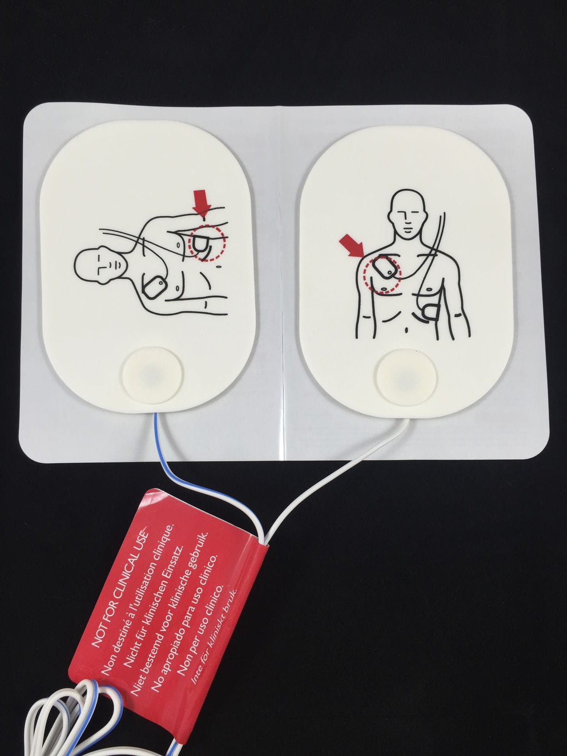 Pad-Defibrillationselektrode - DART Sim ECG Simulator - Monitoring / Brust
