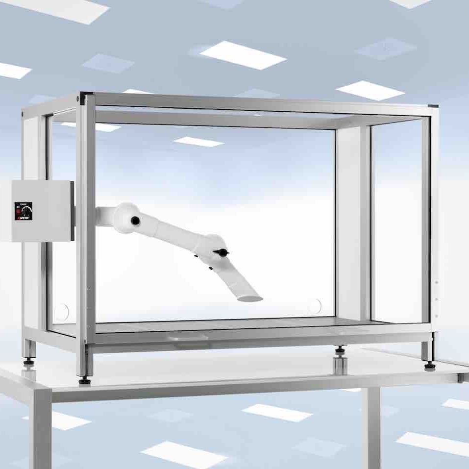 Auslass-Abzugshaube - EBS series - Spetec - Labor / Tisch / tragbar