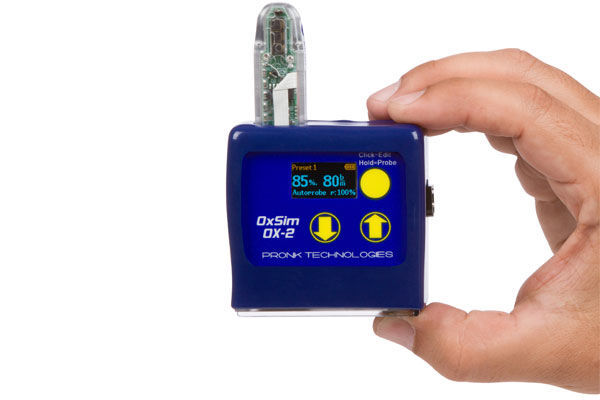 SpO2-Simulator - OX-2 OxSim Flex™ - Pronk Technologies - Monitor / tragbar