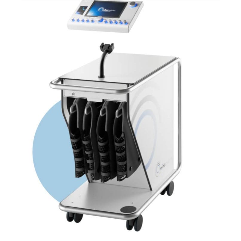 Elektrostimulator - workstation m.ove - miha bodytec - auf Wagen / EMS ...