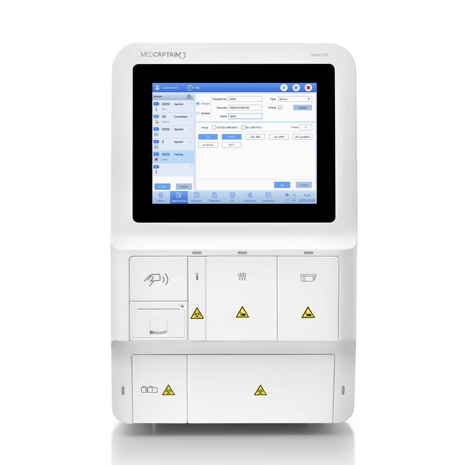 Vollautomatischer Immunoassay-Analysator - Immu F6 - Medcaptain Medical ...