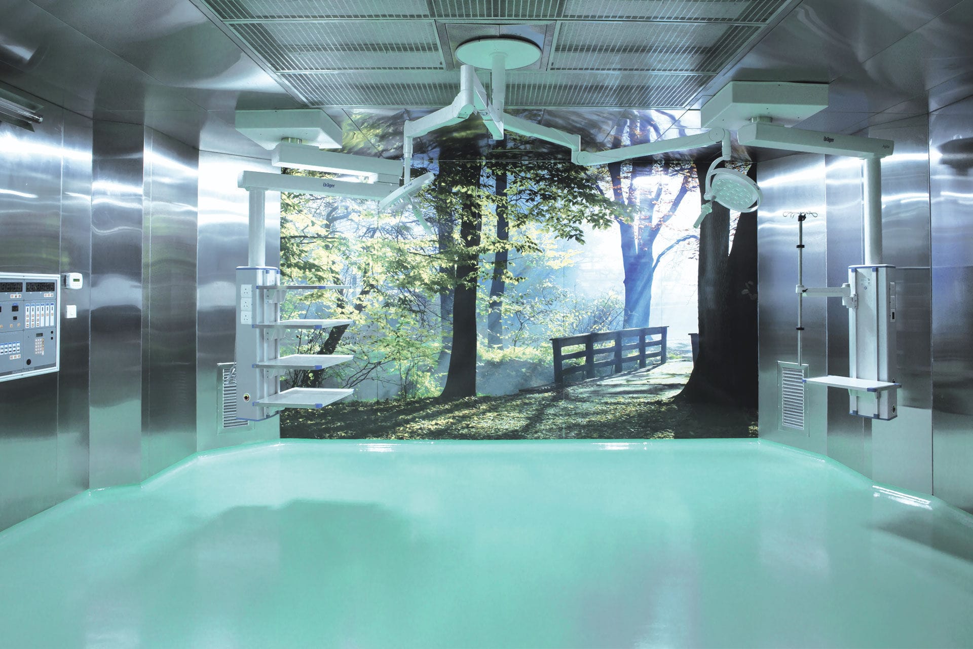 OP Saal - Optima Plus - AMENSCO MEDICAL TECHNOLOGIES - modular / Edelstahl