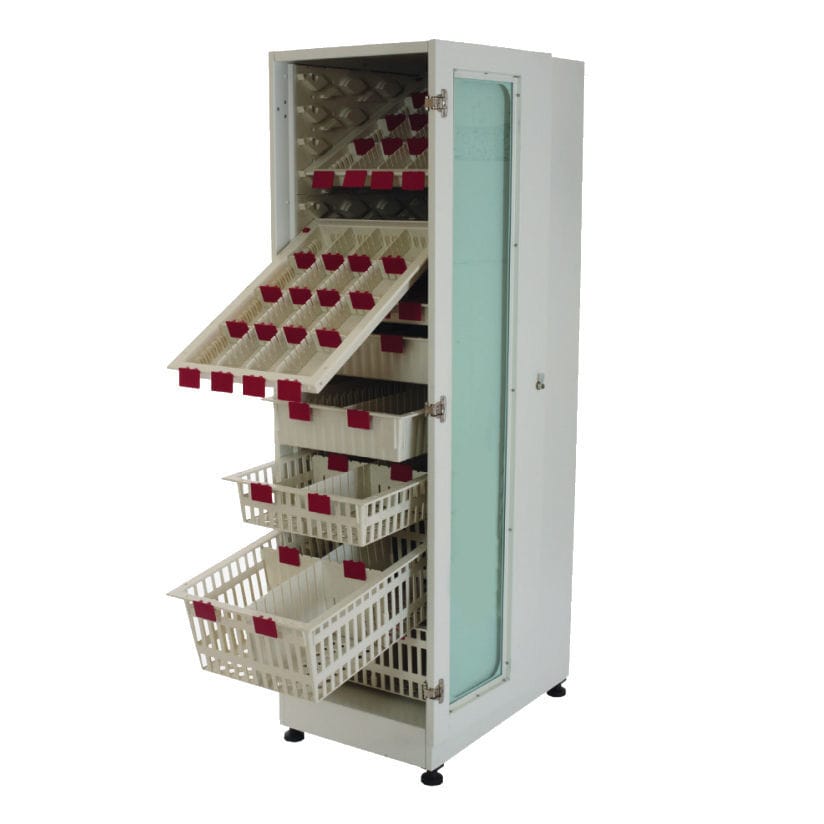 Krankenhausschrank - 222.4572 - SEBA HANDELS - mit Korb / modular