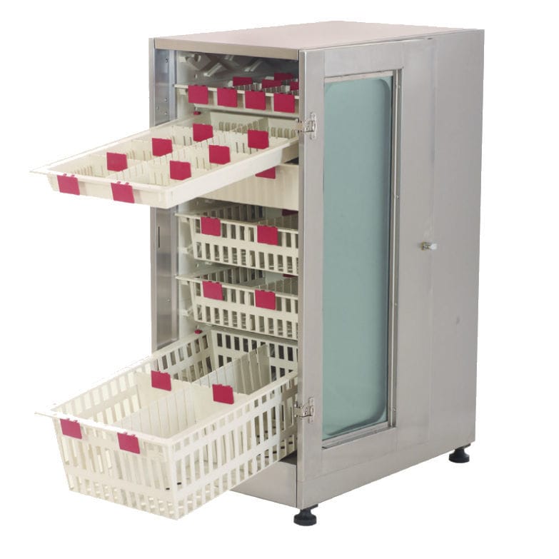 Krankenhausschrank - 224.4572 - SEBA HANDELS - mit Tür / mit Korb / modular