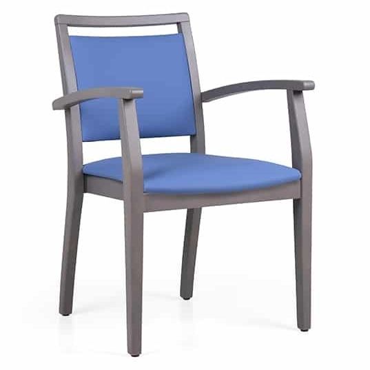Stuhl mit Armlehnen - FARO EMP CB - FENABEL - stapelbar