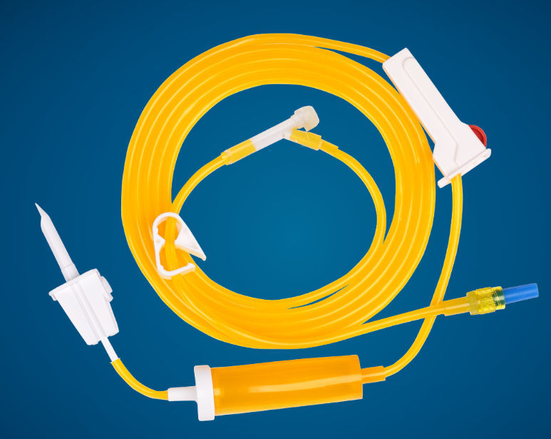 Infusionsset mit Tropfkammer - KS-IV503-PF - Kapsam - mit Absperrhahn ...