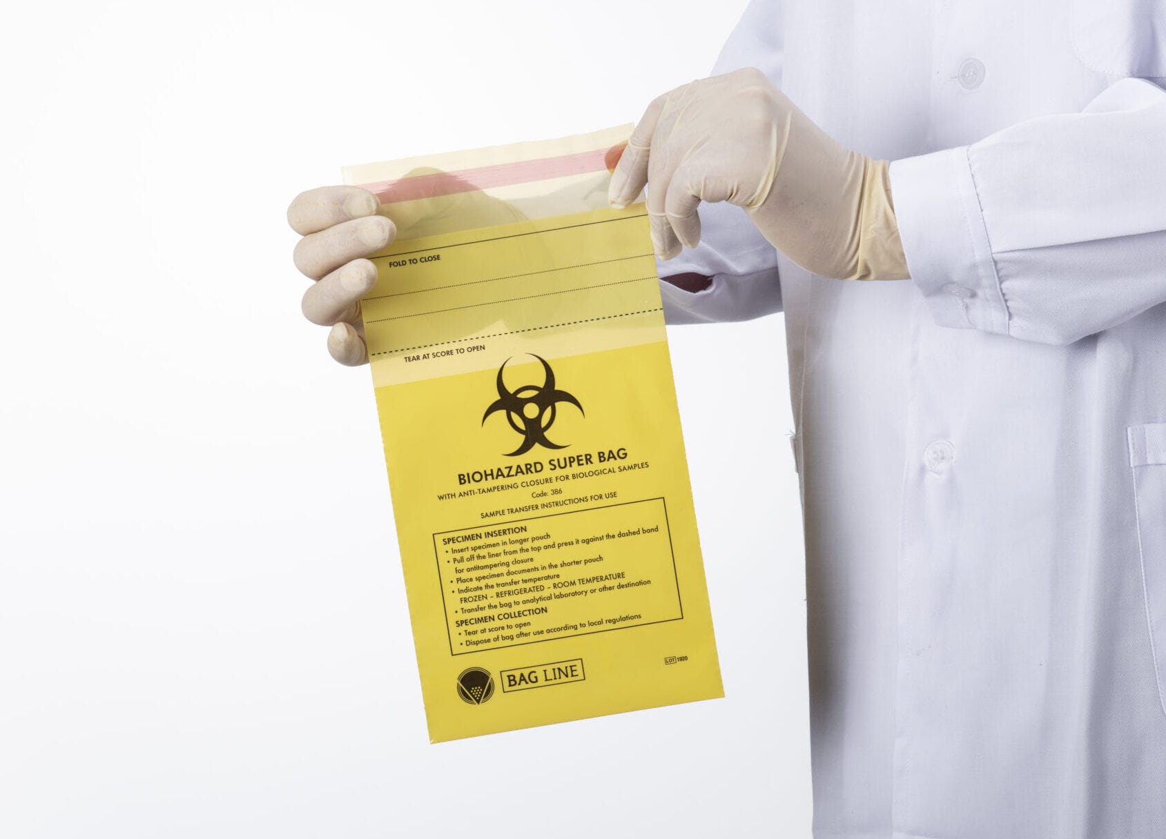 Verpackungsbeutel für biologische Proben - BIOHAZARD POCKET SUPER ...