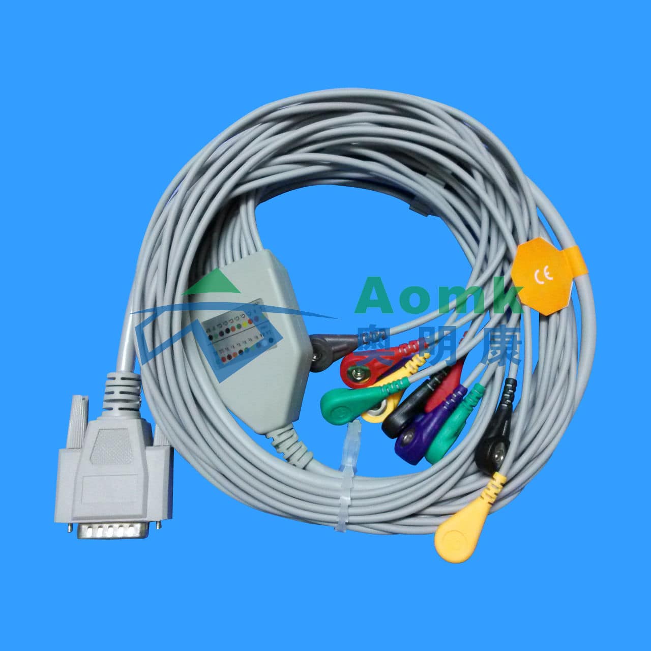 EKG-Kabel - DB15-Snap - Shenzhen Aomingkang Electronic Co.,Ltd