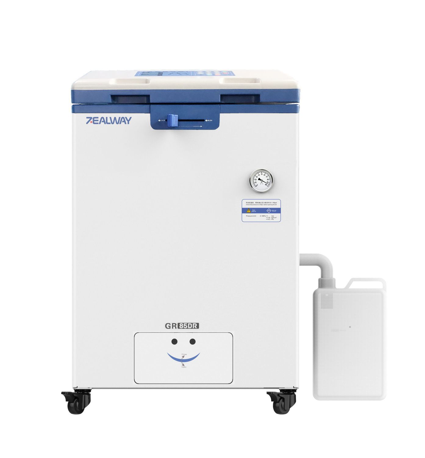 Laborautoklav - GR85SR - ZEALWAY (XIAMEN) INSTRUMENT INC. - Krankenhausabfall / für Krankenhaus ...