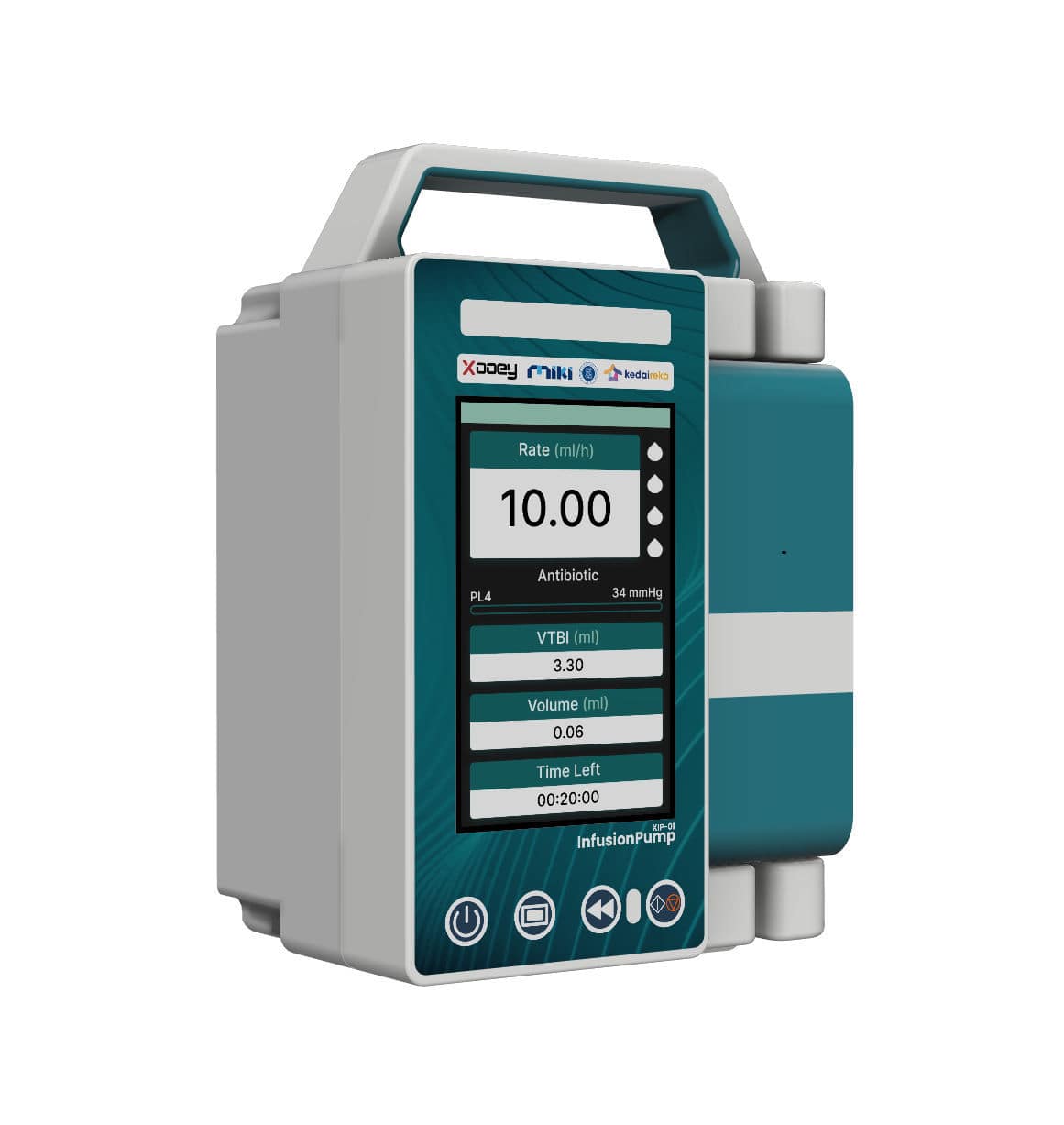 Infusionspumpe / 1 Kanal - INX-01 - PT. Xirka Dama Persada - tragbar