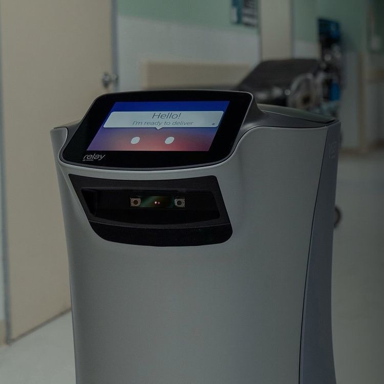Lieferroboter für Krankenhaus - Relay Robotics - Medikamente / Proben