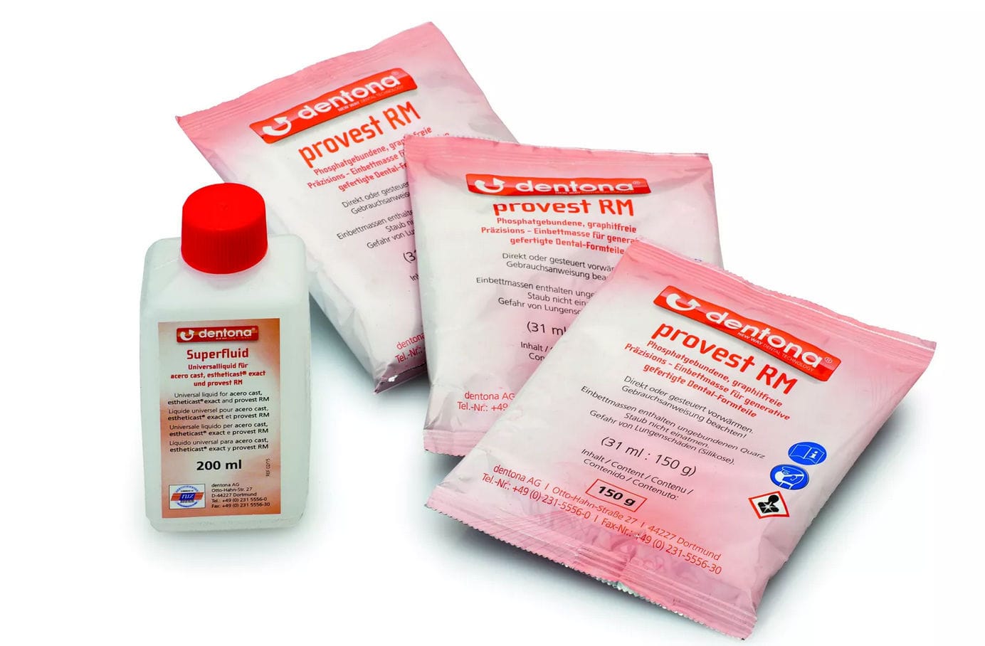 Zahnmedizinisches Material / Phosdphat - provest RM - Dentona AG - Gieß