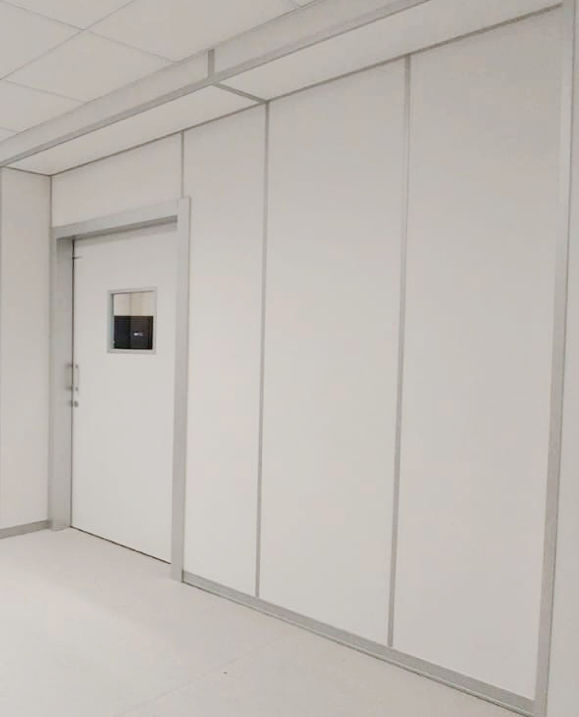 Röntgenschutzwand für IRM-Raum - MeSpo - für Röntgensaal / Blei