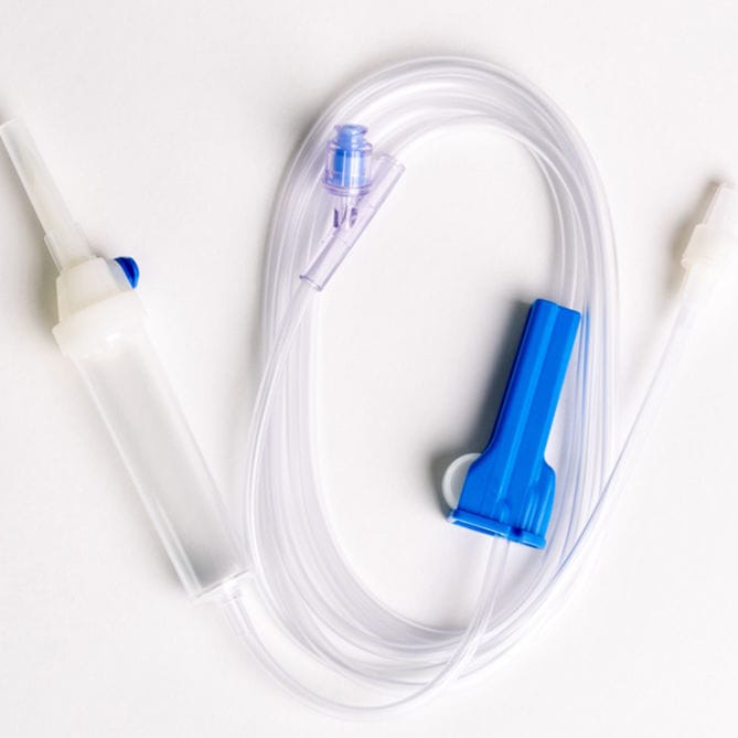 Infusionsset mit Tropfkammer - IS + site - Margomed - mit Y-Verbinder ...