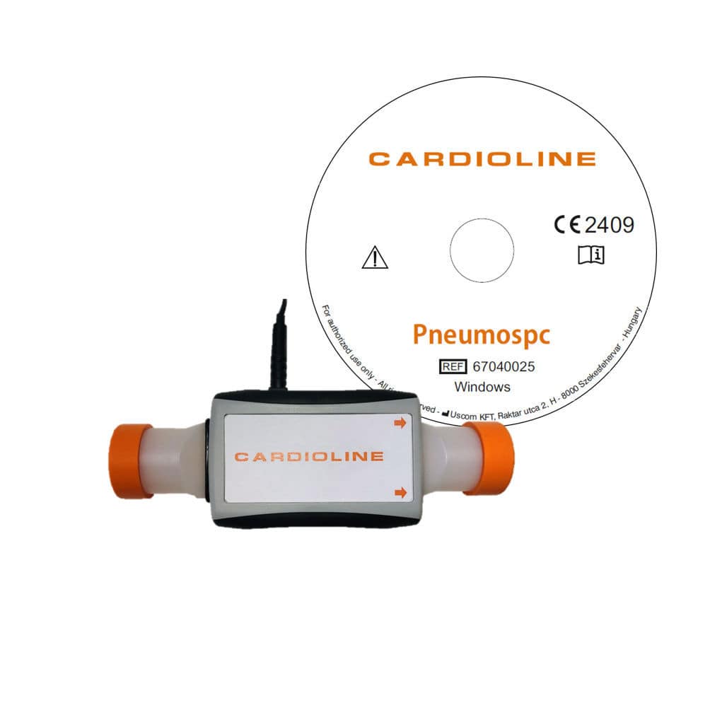 Digitales Spirometer - pneumosPC Windows - Cardioline - Handgerät / mit ...