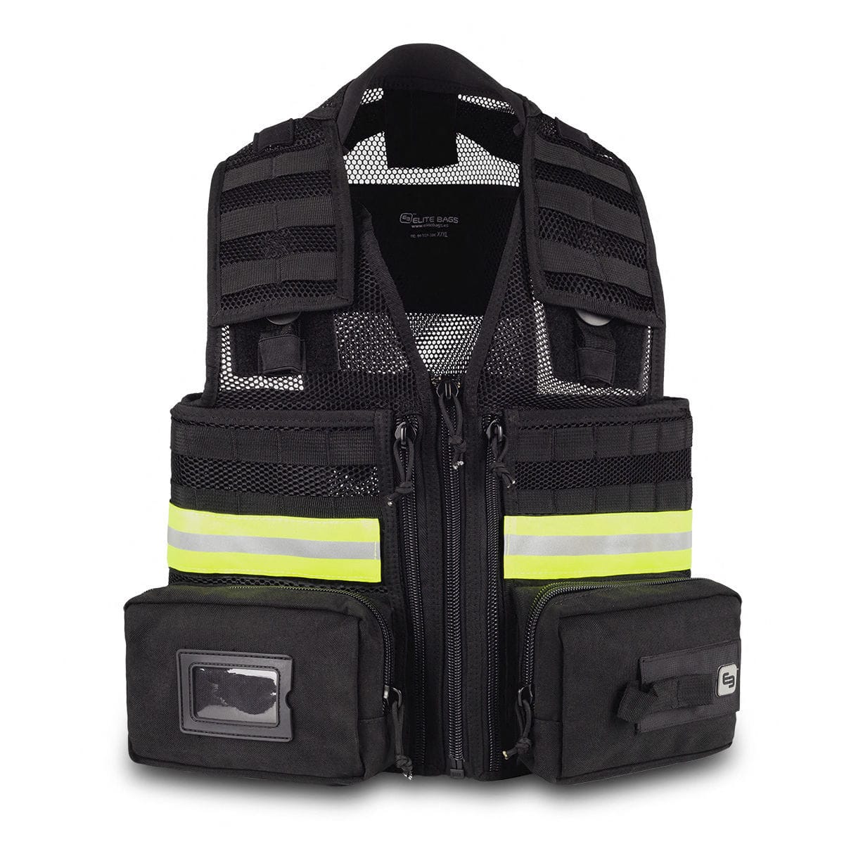 Schwarze Erste-Hilfe-Weste - MB11.015 E-VEST - ELITE BAGS