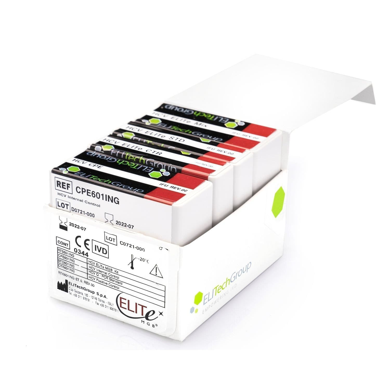 Testkit / Hepatitis C - ELITe MGB® - ELITech Group - VHC / Blut / Serum