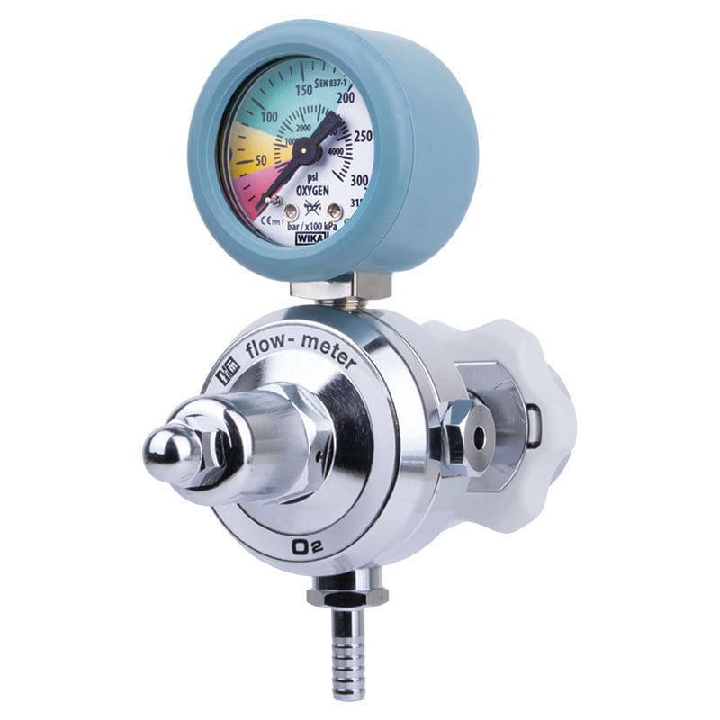 O2-Druckregler - MU - Flow-Meter - Luft / Labor / medizinisch