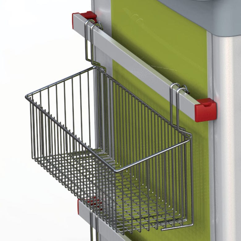 Korb für Wagen - #CLT34 - Francehopital - perforiert