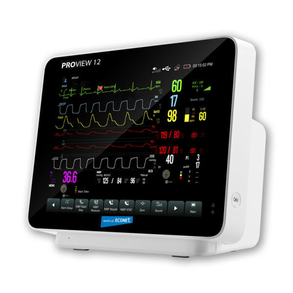 Tischgerät-Patientenmonitor - PROview - Medical Econet - EKG / RESP / etCO2