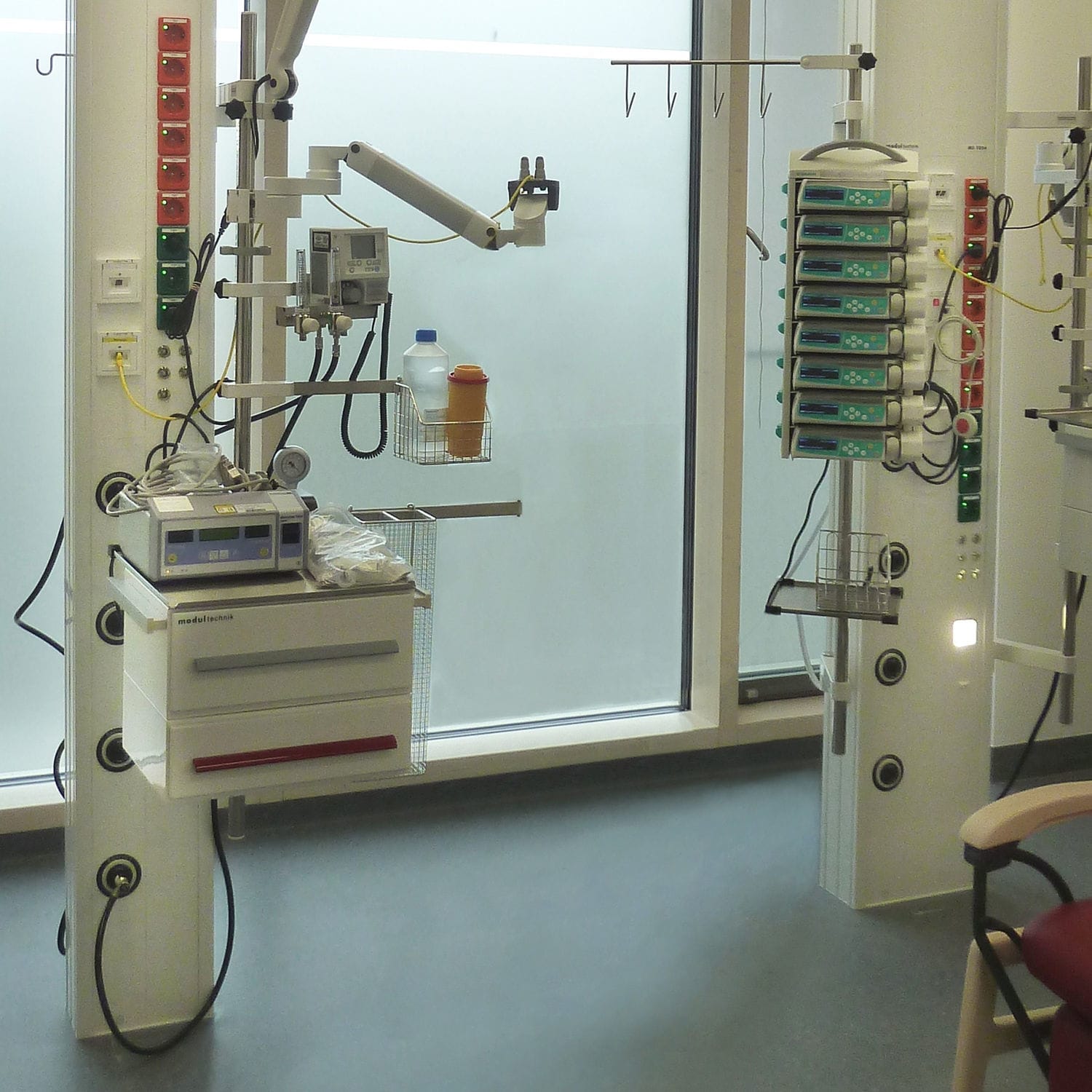 Verteilersäule - MS 1054 - modul technik - wandmontiert / für ...