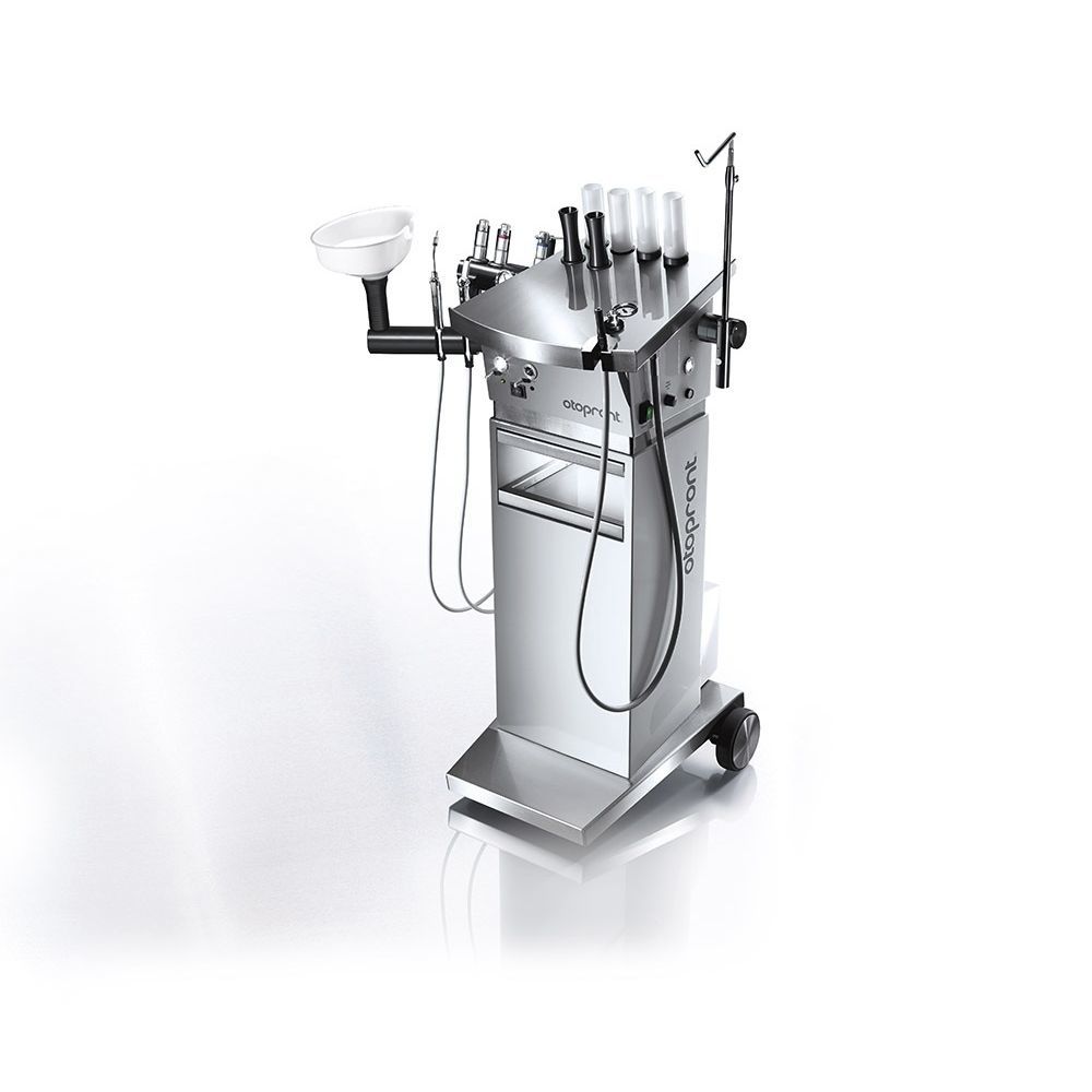 HNO-Arbeitsstation - SMART - Otopront - mit Licht / mit Regal / mit Monitor