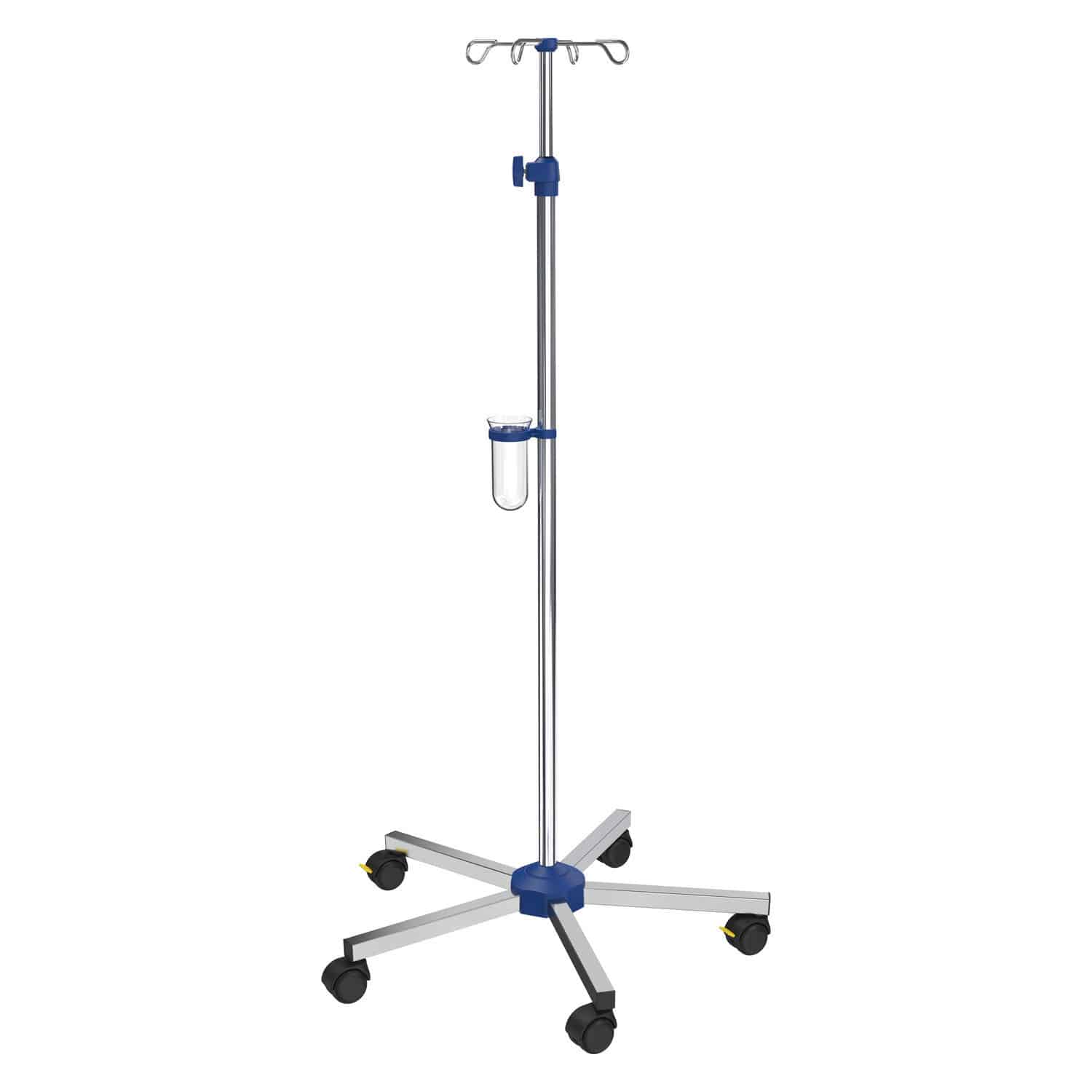 Infusionsständer auf Rollen - I-N41223 - provita medical - 4 Haken ...