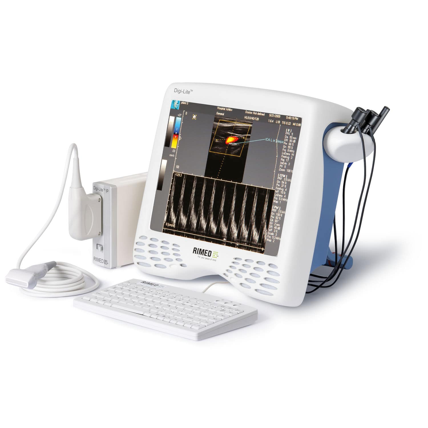 Transkranieller Doppler - Digi-Lite IP+™ - Rimed - Tisch / Farbe