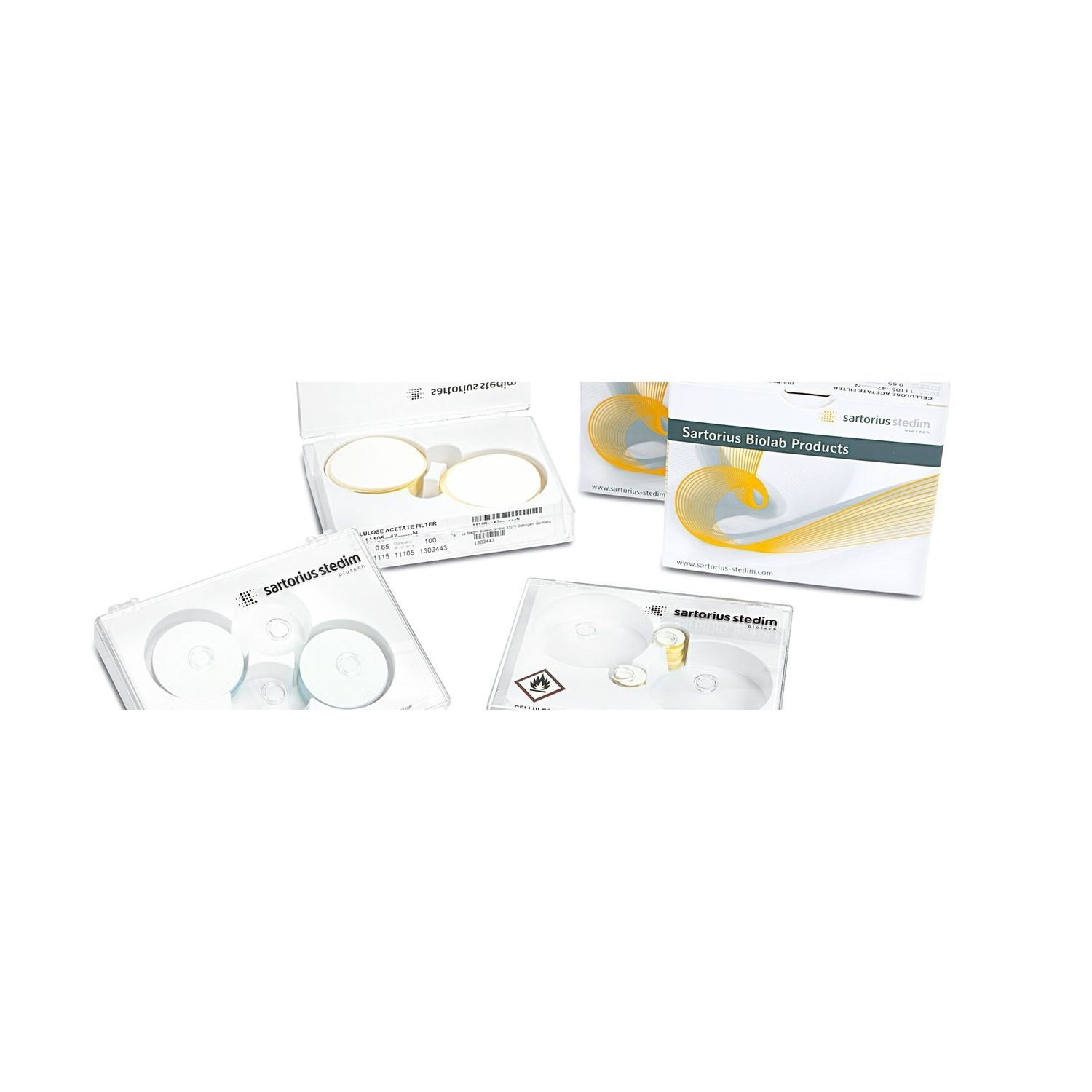 Membranfilter - 11301--25------N - Sartorius Group - hydrophil / Labor ...