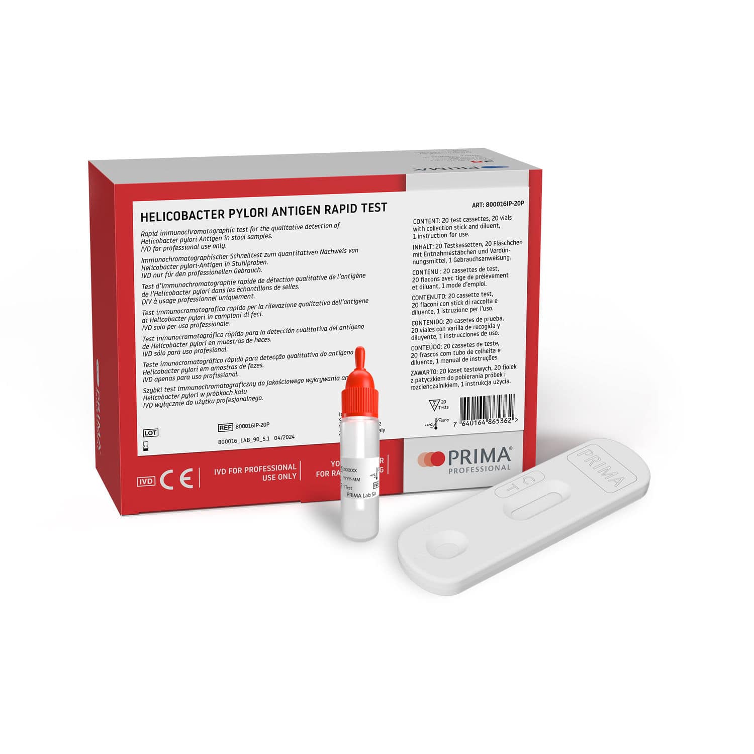 Schnelltest für Magen-Darm-Krankheiten - 800016IP-20P - SENTINEL ...