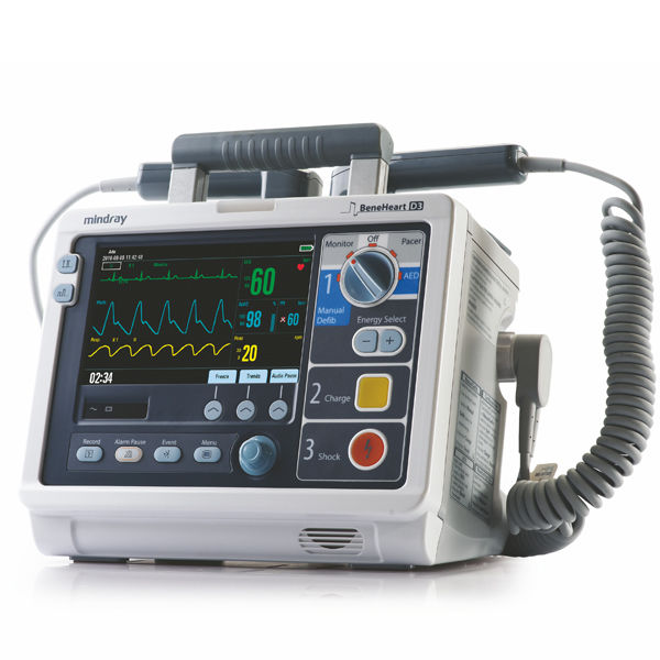 Halbautomatischer externer Defibrillator - BeneHeart D3 - Mindray - EKG ...