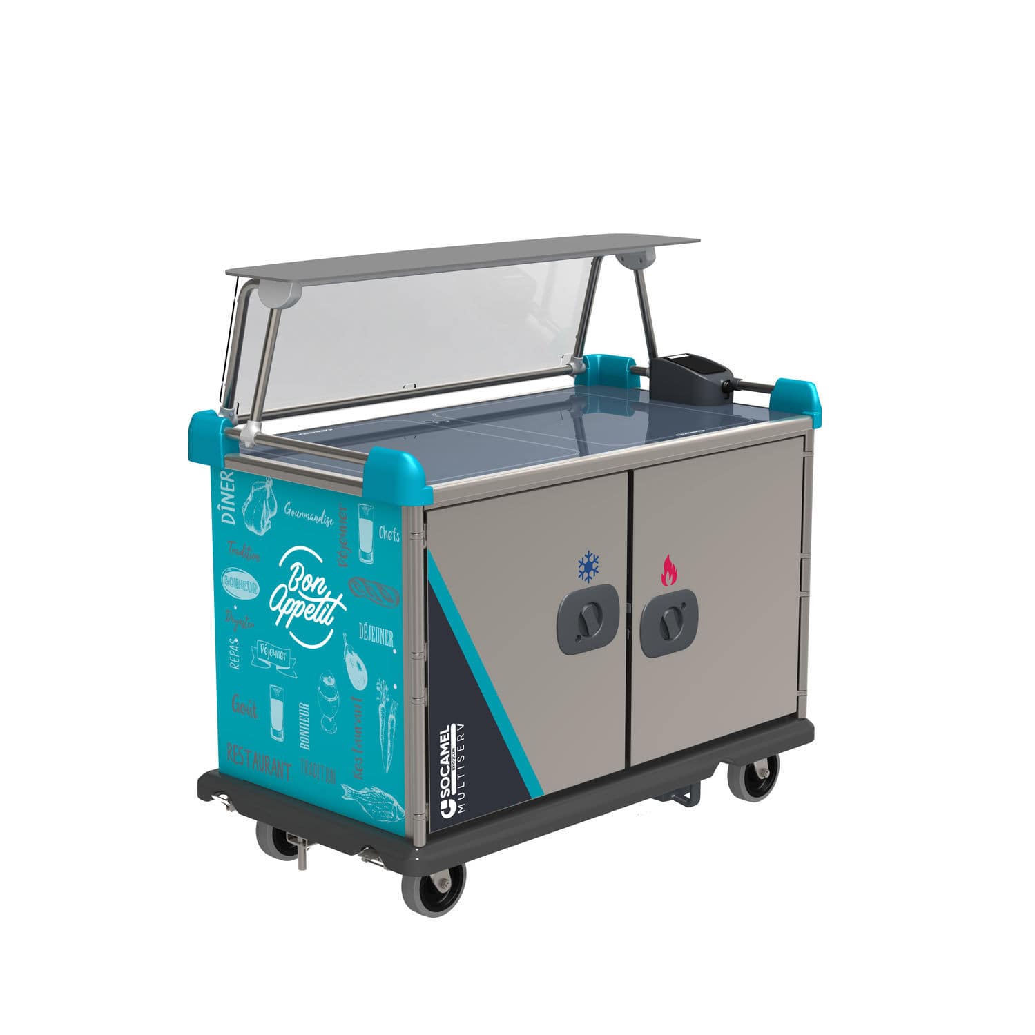 Medizinischer Wagen - MULTISERV - Socamel Technologies - Mehrzweck ...