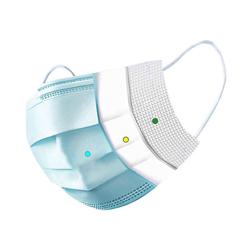 OP-Maske / für Erwachsene - QJ Medical - himmelblau / zum ...