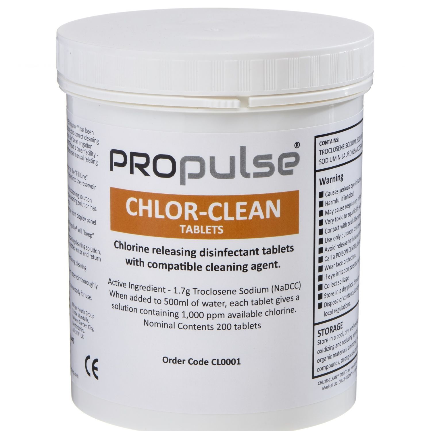 Chlor-Reinigungsmittel - ProPulse® Cleaning Tablets - Mirage Health ...