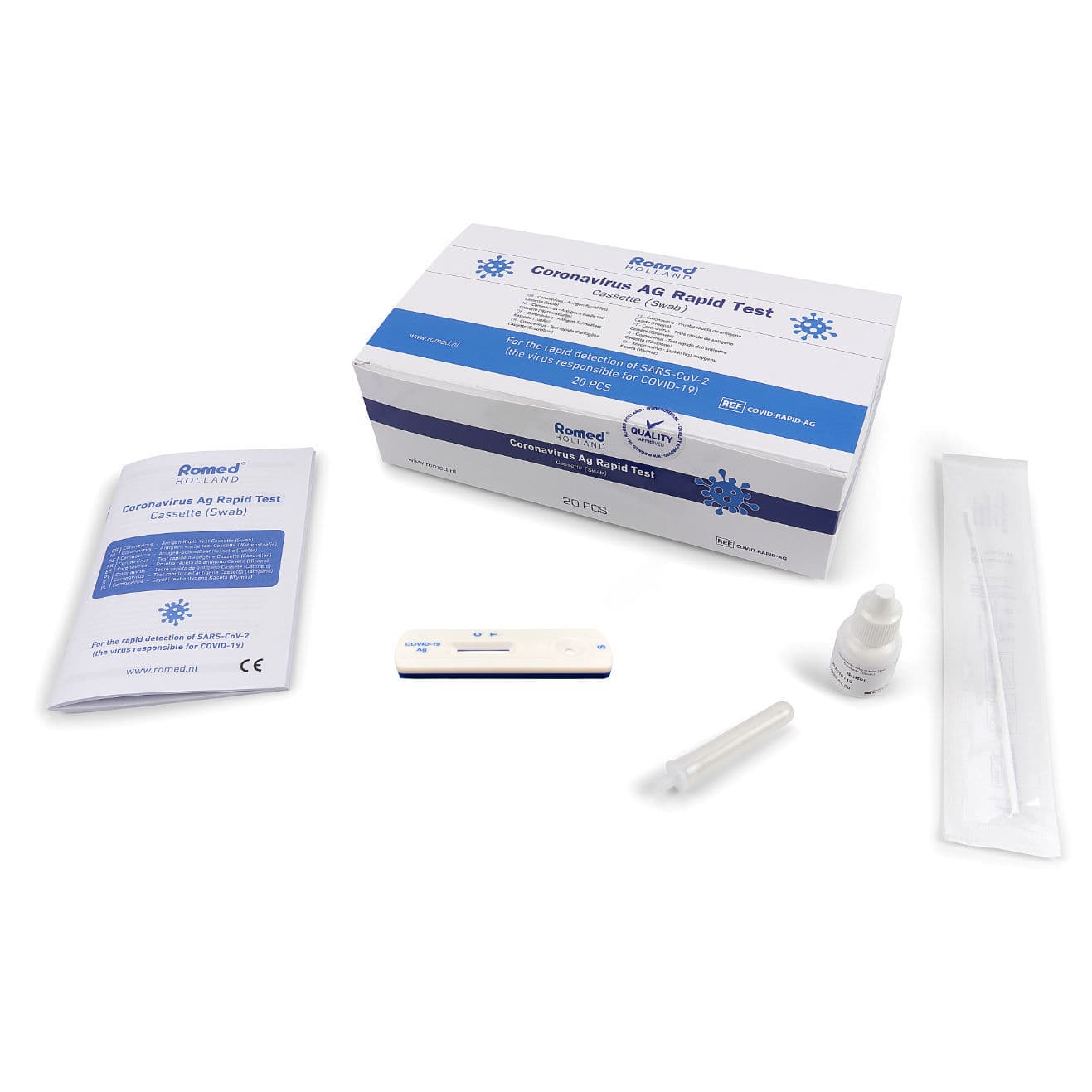 COVID-19-Schnelltest - COVID-R20-AG600 - Romed Holland - für ...