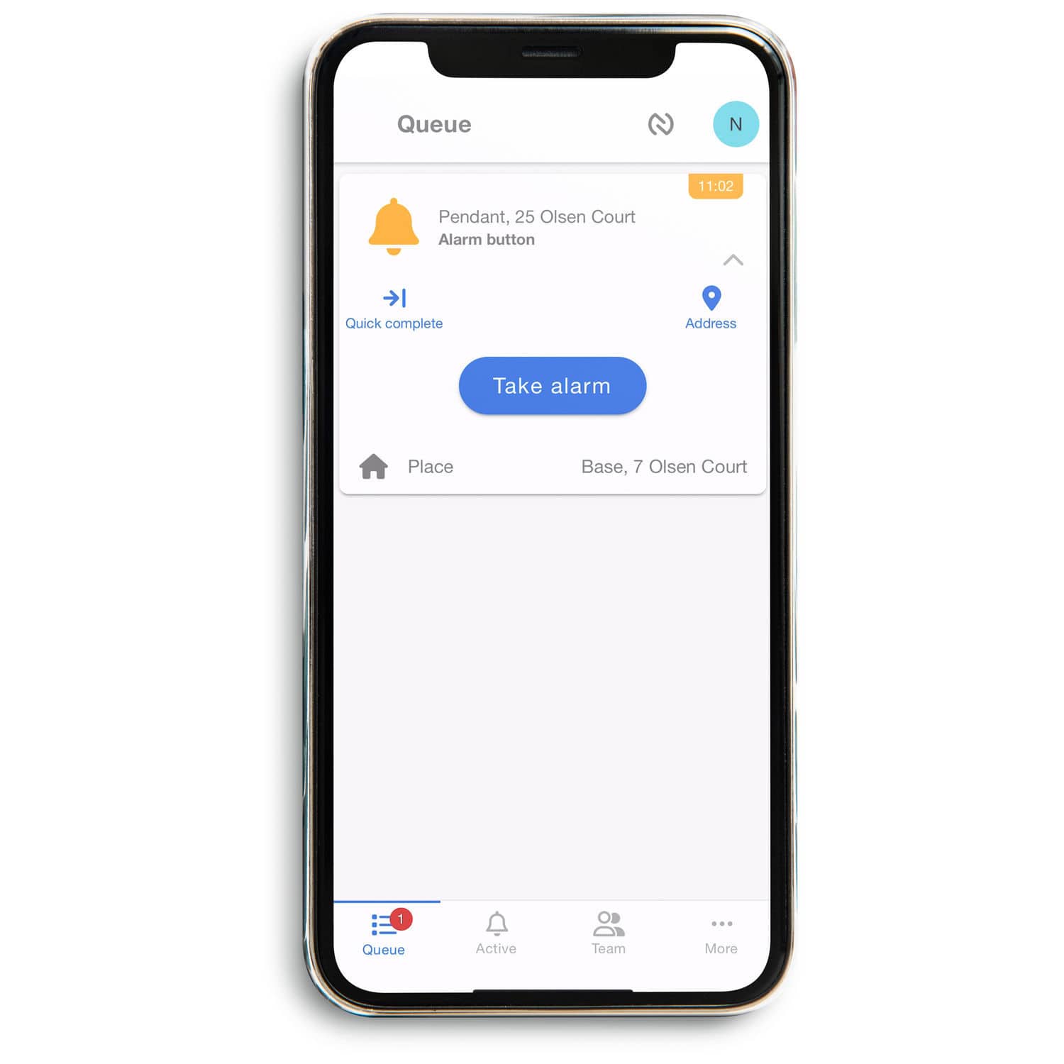 Mobile Applikation / für die Alarm-Verwaltung - Everon - Monitoring ...