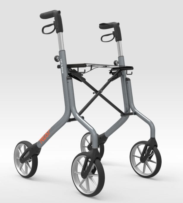 Rollator mit 4 Rädern - Let's Move - Trust Care - Aluminiumrahmen