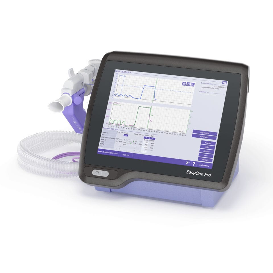 EFR-System / DLCO - EasyOne Pro® - ndd Medical Technologies - FEV1 ...