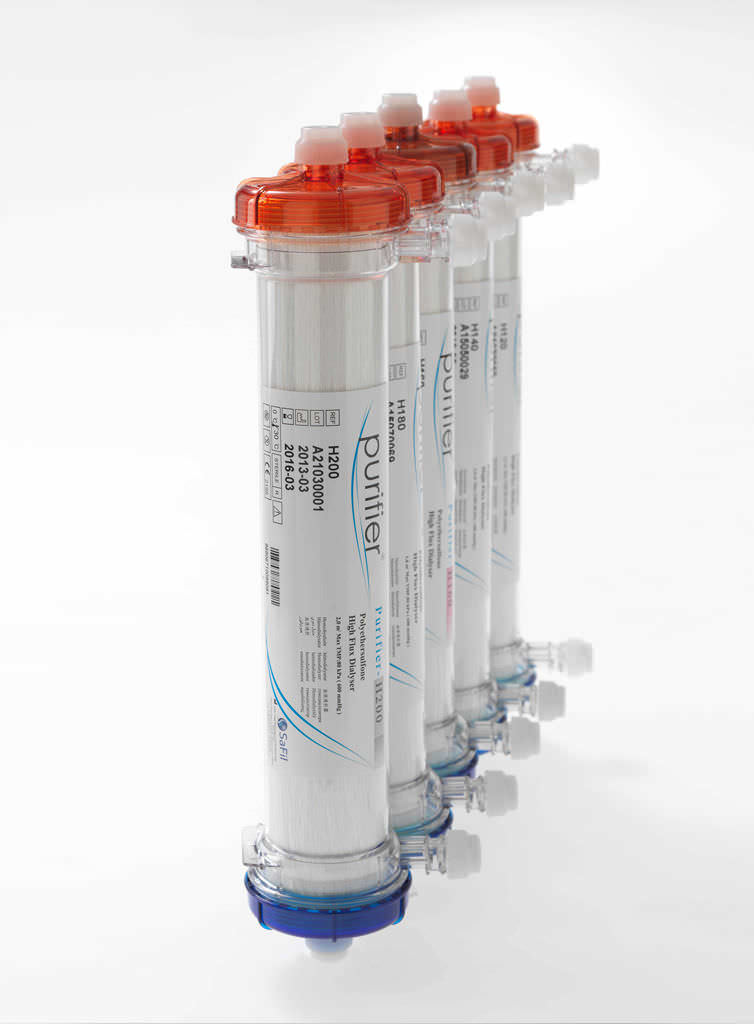 Polyethersulfondialysator - Farmasol - Hohlfaser / hohe Permeabilität
