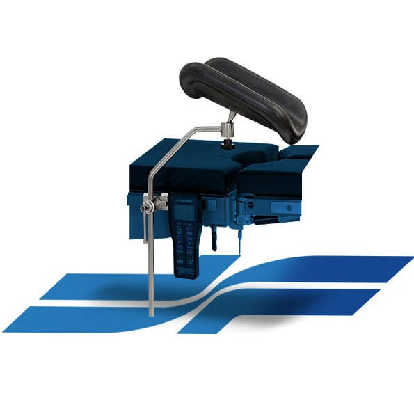 Beinhalter für OP-Tisch - Sumer - Edelstahl / Schaumstoff