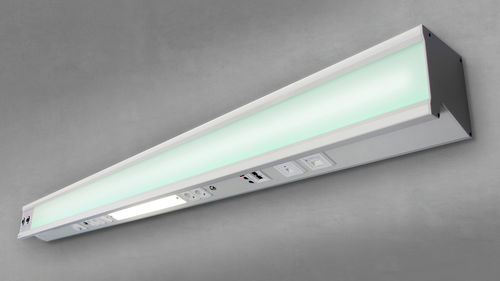 Wandmontierte Versorgungseinheit - ambient light - modul technik - horizontal / Patientenzimmer ...