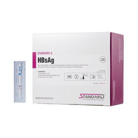 Testkit / Hepatitis B - STANDARD Q 09HBS10B - SD BIOSENSOR. INC ...