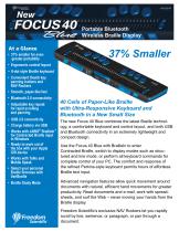 Braille-Display / 40 Zellen - Focus 40 - Freedom Scientific